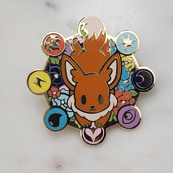 Jewelry | Pokemon Eevee Evolutions Enamel Pin | Poshmark